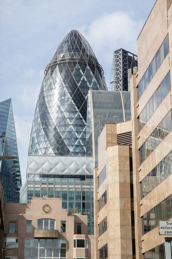 The Gherkin Tower in London Editorial Stock Image - Image of city, nice ...