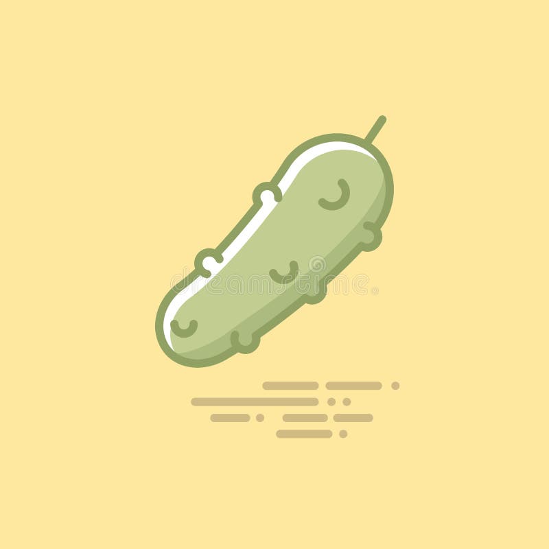 Gherkin stock vector. Illustration of cartoon, vegetable - 5781480