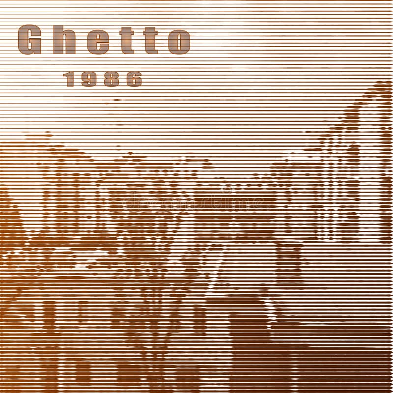 Ghetto District.Stylized Poster in Retro Style. Stock Vector ...