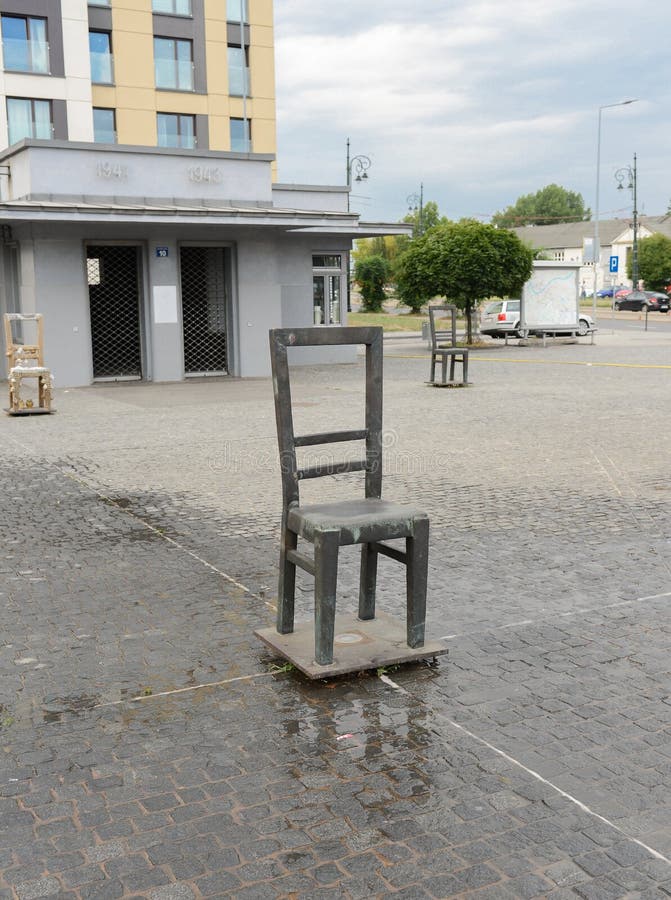 The Ghetto Heroes Square - Krakow - Poland Editorial Image - Image of ...
