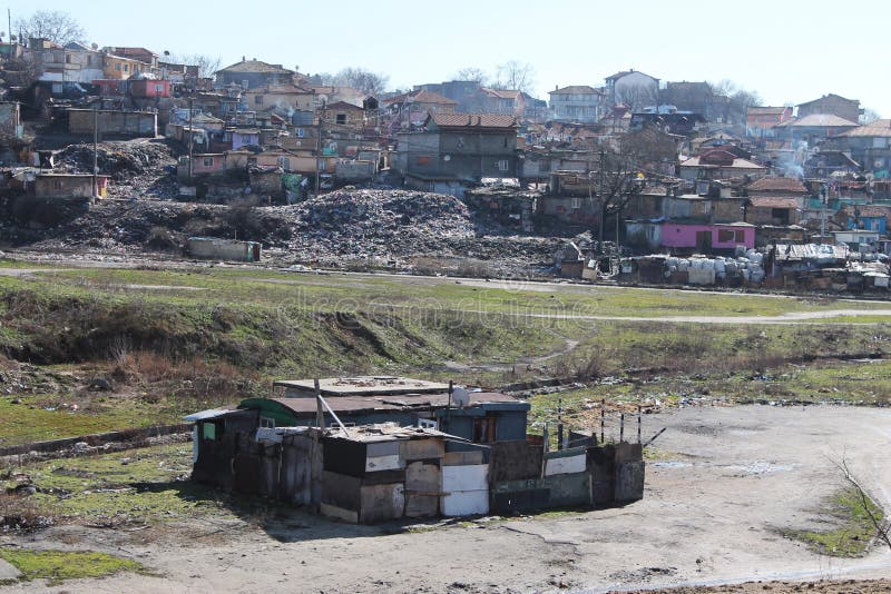 Ghetto stock photo. Image of environmental, poor, road - 67498750