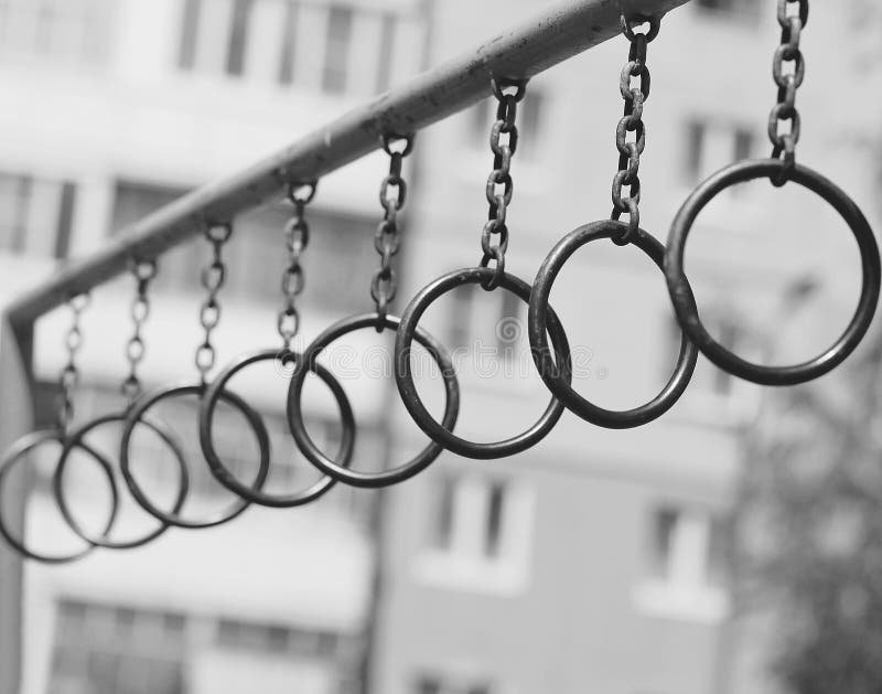 Ghetto Street Workout, Rings Stock Image - Image of healthy, metal ...
