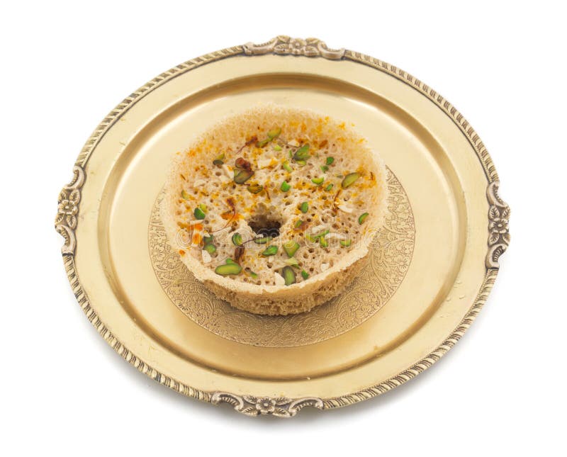 Ghewar Sweet food stock image. Image of cuisine, halwa - 105555167