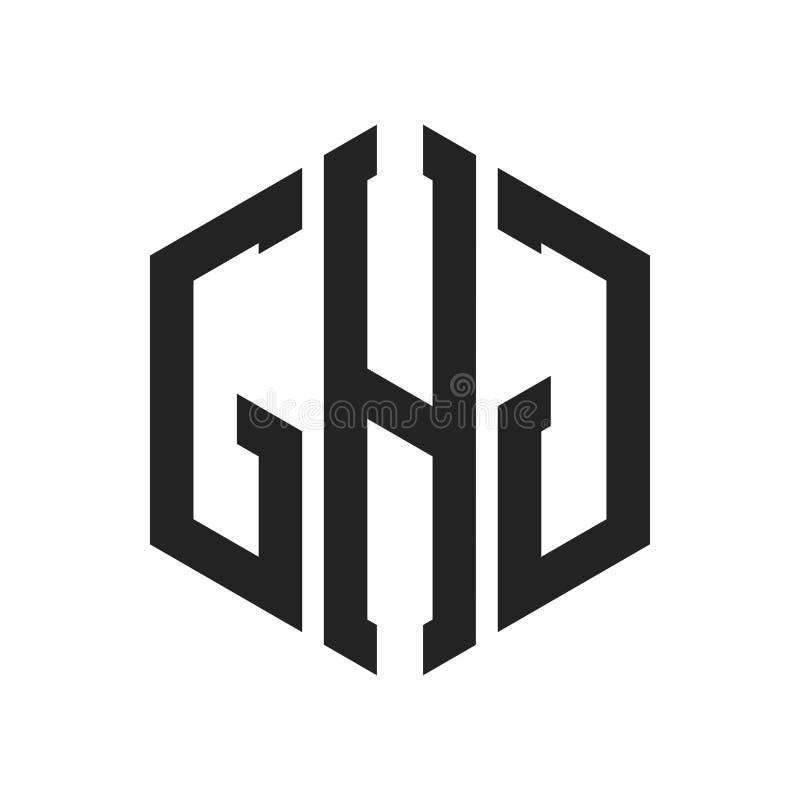 GHJ Logo Design. Initial Letter GHJ Monogram Logo Using Hexagon Shape ...
