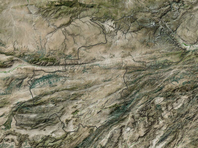 Ghor, Afghanistan. High-res Satellite Stock Illustration - Illustration ...