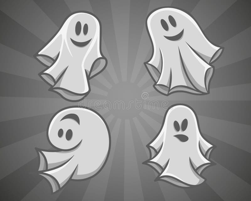Vector Illustration Ghost in Halloween Event Stock Vector ...