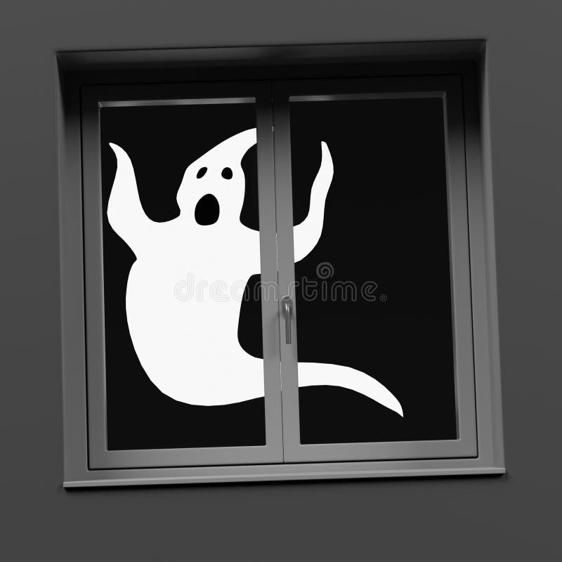 Ghost stock illustration. Illustration of humanoid, cartoon - 13862064