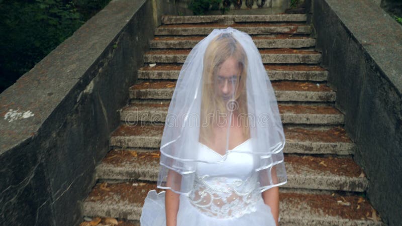 The Ghost of the Bride Wanders through the Ruins of the Old Castle ...