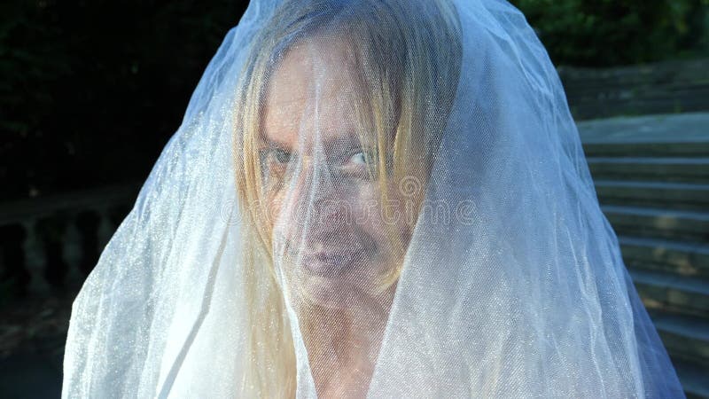 The Ghost of the Bride Wanders through the Ruins of the Old Castle ...