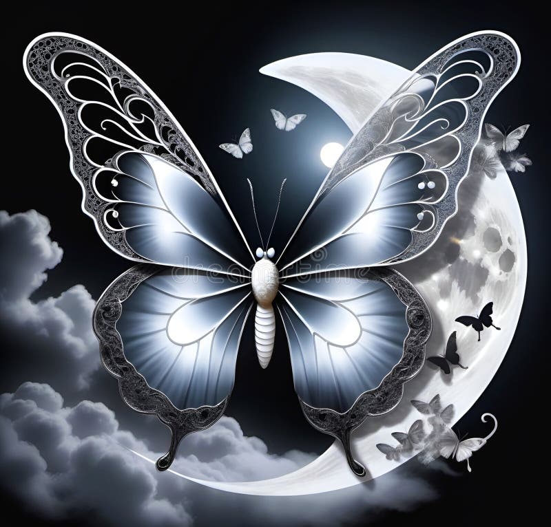 Ghost Butterfly Stock Illustrations – 447 Ghost Butterfly Stock ...