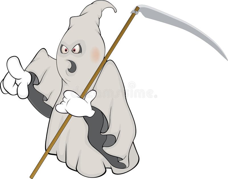 Ghost cartoon stock vector. Illustration of bizarre, fear - 33216315