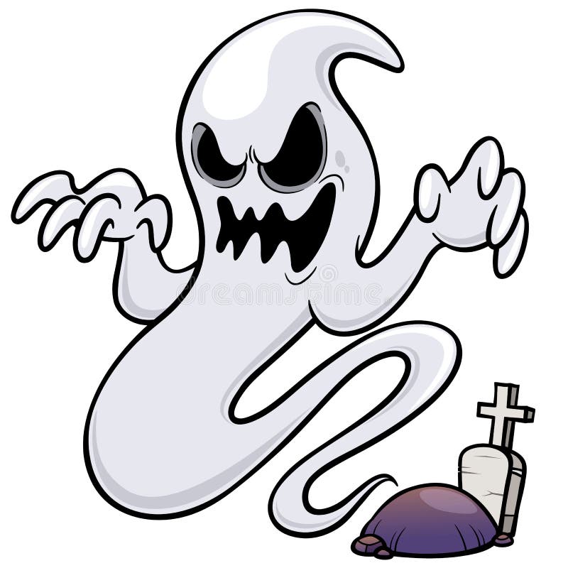 Ghost cartoon stock vector. Illustration of character - 37762499