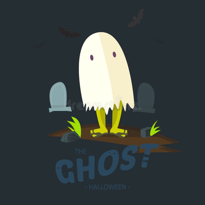 Ghost Character. Halloween Concept - Stock Illustration - Illustration ...