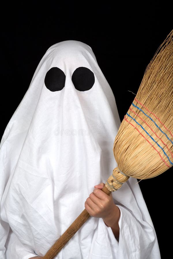 Ghost child stock image. Image of black, little, scare - 3393655