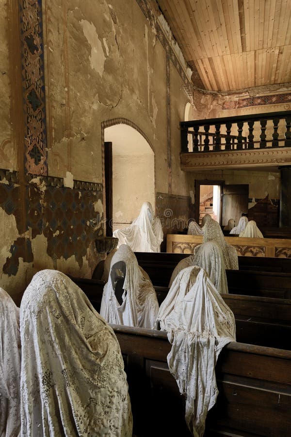 Ghost Church, Czech Republic Editorial Stock Photo - Image of aged ...