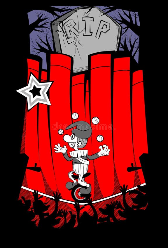 Ghost Circus stock vector. Illustration of attraction - 41124288