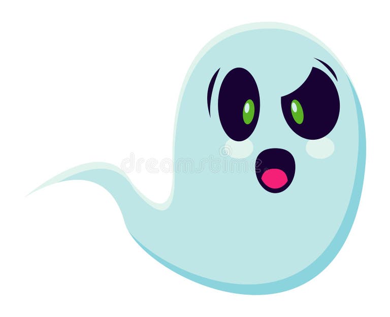 Ghost comic character stock vector. Illustration of celebration - 256967340