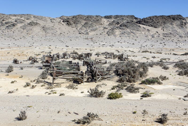 Ghost Diamond Town in Namibia Editorial Photography - Image of sand ...