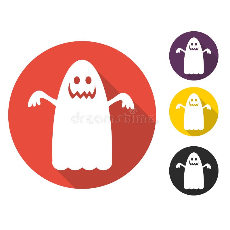 Ghost flat stock illustration. Illustration of october - 61108153