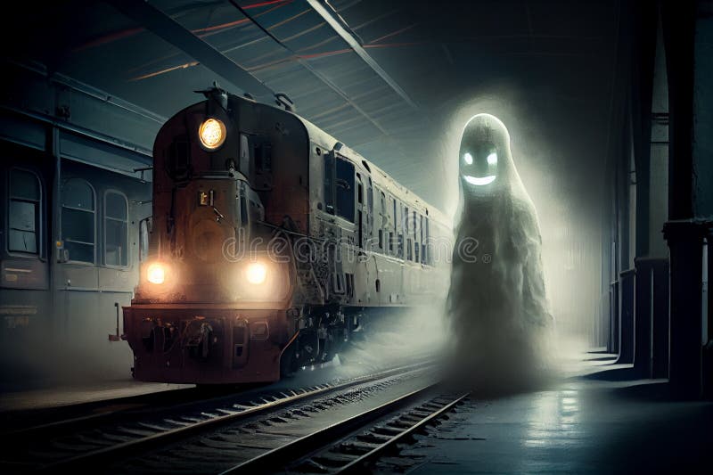 The Ghost in Front of Subway Train. Horrors, Nightmares, Driving Safety ...