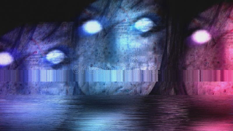 Ghost Girl on Tv Static Noise Stock Footage - Video of girl, screen ...