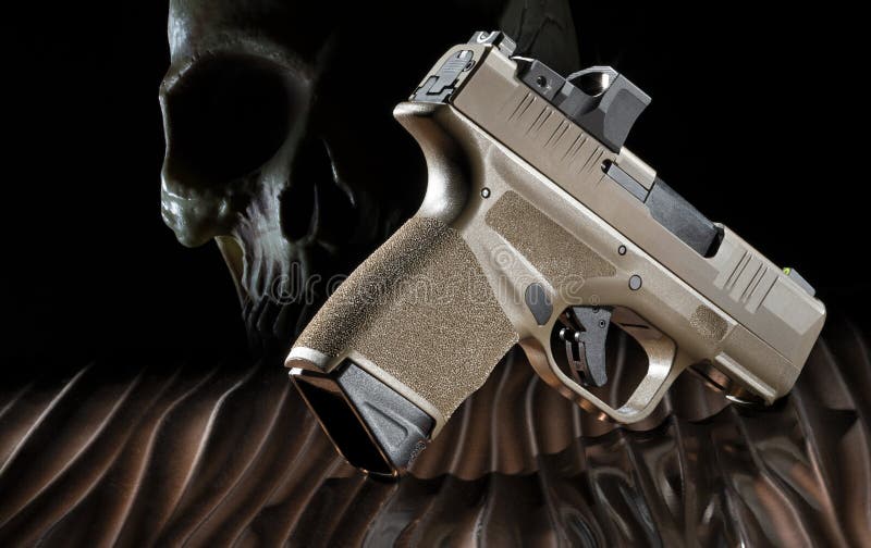 Ghost Gun that is Semi Automatic Stock Photo - Image of ghost, grey ...