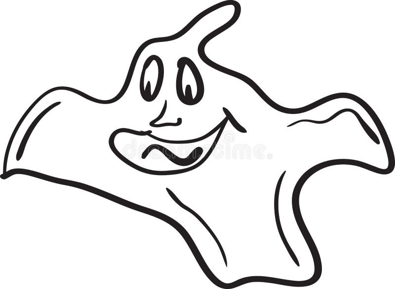 Ghost Halloween stock vector. Illustration of fantasy - 41633137