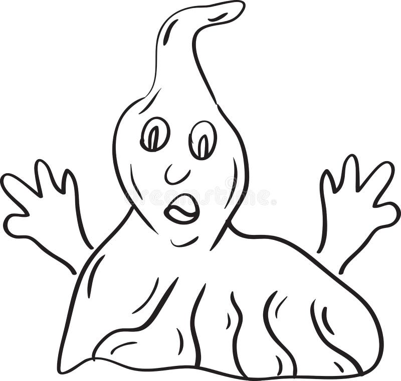 Ghost Halloween stock vector. Illustration of flying - 41633235