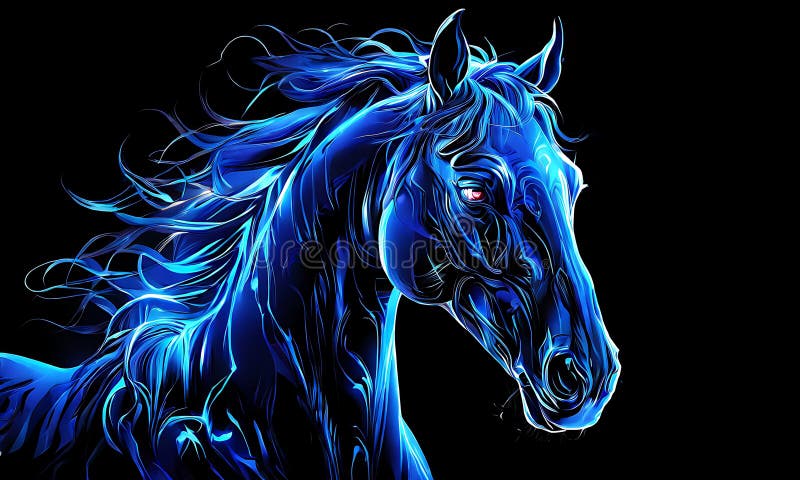 Ghost Horse, Special Designed with Intricate Details, Vector ...
