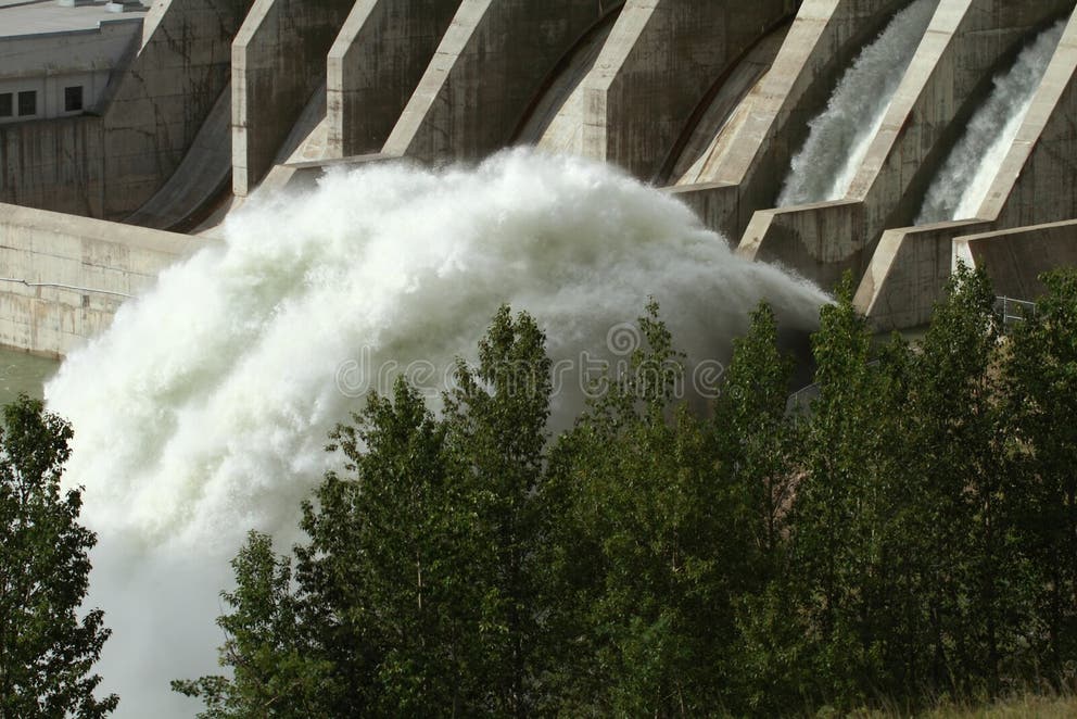 Ghost Hydroelectric Dam stock image. Image of power, water - 25771401