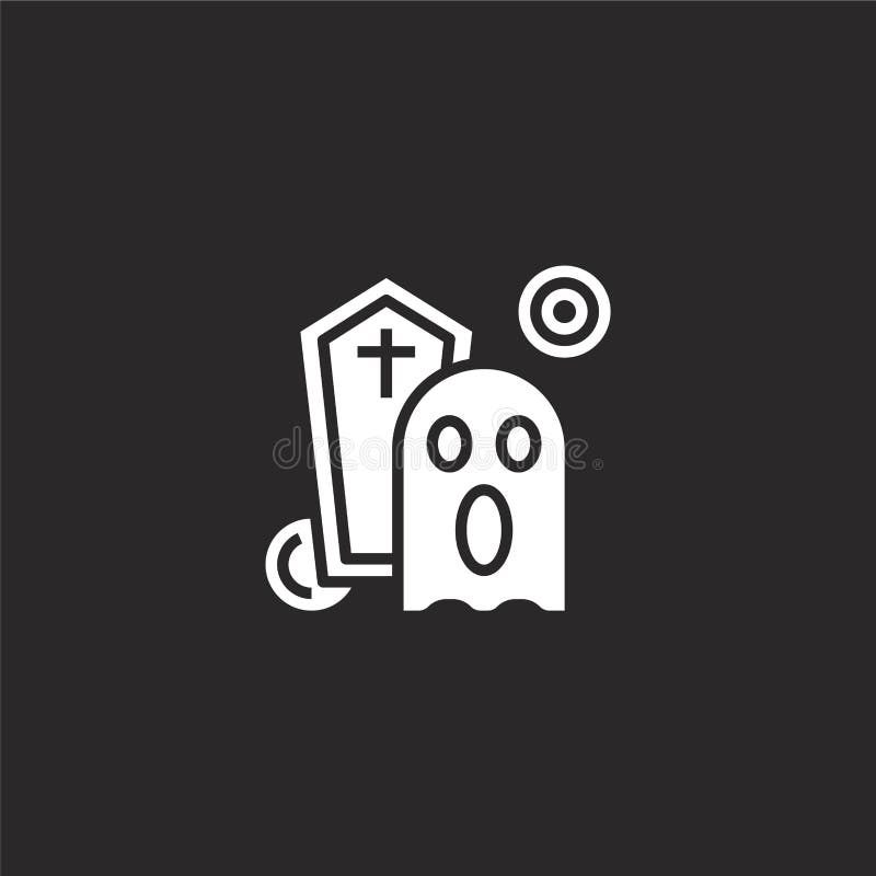 Ghost Icon. Filled Ghost Icon for Website Design and Mobile, App ...