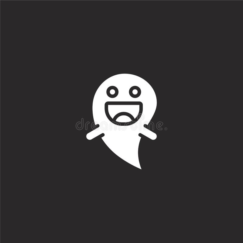 Ghost Icon. Filled Ghost Icon for Website Design and Mobile, App ...