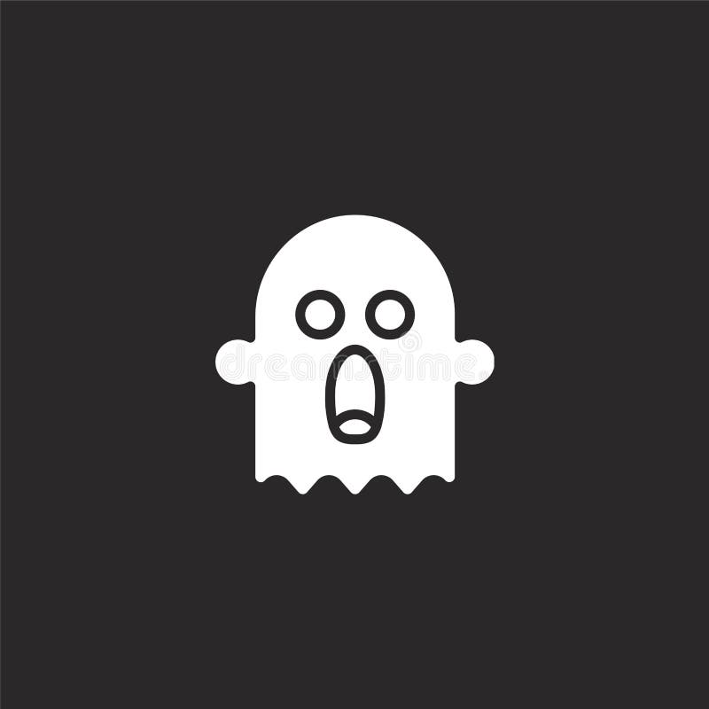 Ghost Icon. Filled Ghost Icon for Website Design and Mobile, App ...
