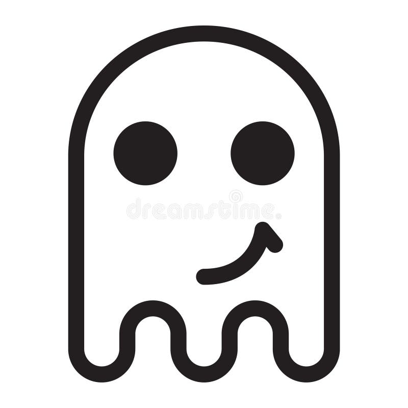 Ghost smile stock vector. Illustration of death, background - 100688039