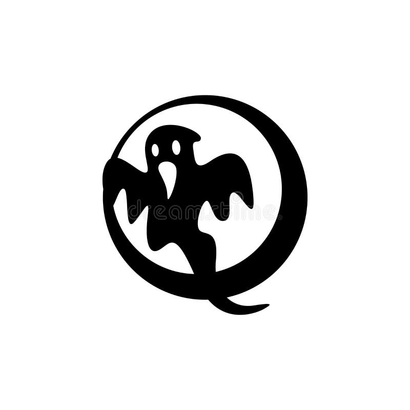 Ghost Logo Design Template Vector Stock Vector - Illustration of hare ...