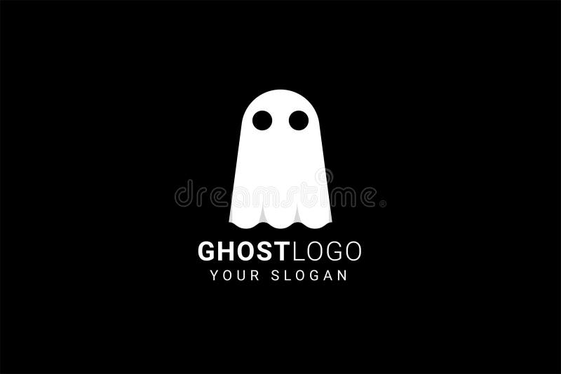 Ghost Logo Illustration stock vector. Illustration of scary - 273824428
