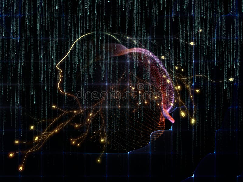 Ghost in the Machine stock illustration. Illustration of cipher - 39951409