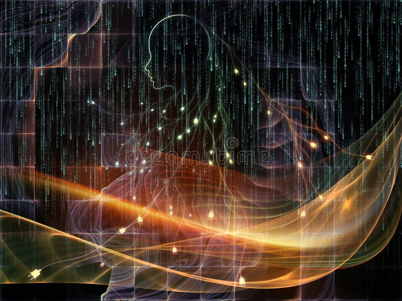 Ghost in the Machine stock illustration. Illustration of awareness ...