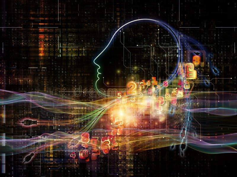 Ghost in the Machine stock illustration. Illustration of intellect ...