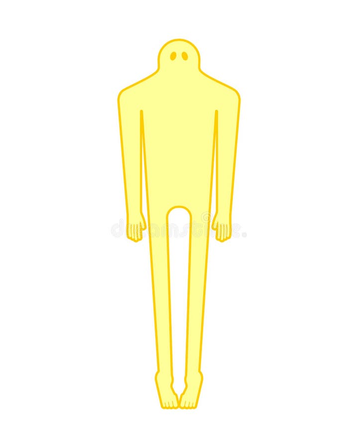 Ghost Man Isolated. Human Phantom Stock Vector - Illustration of icon ...