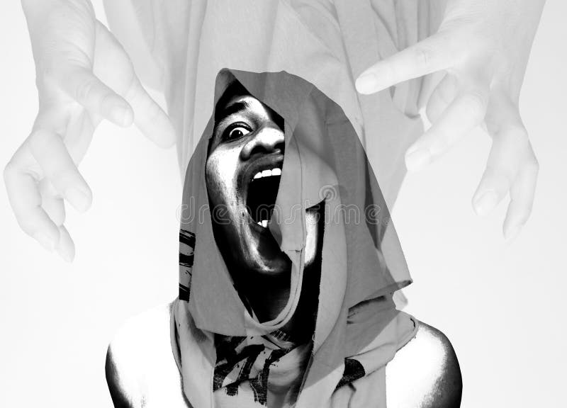 Ghost stock photo. Image of massacre, mouth, cruel, fear - 46419458