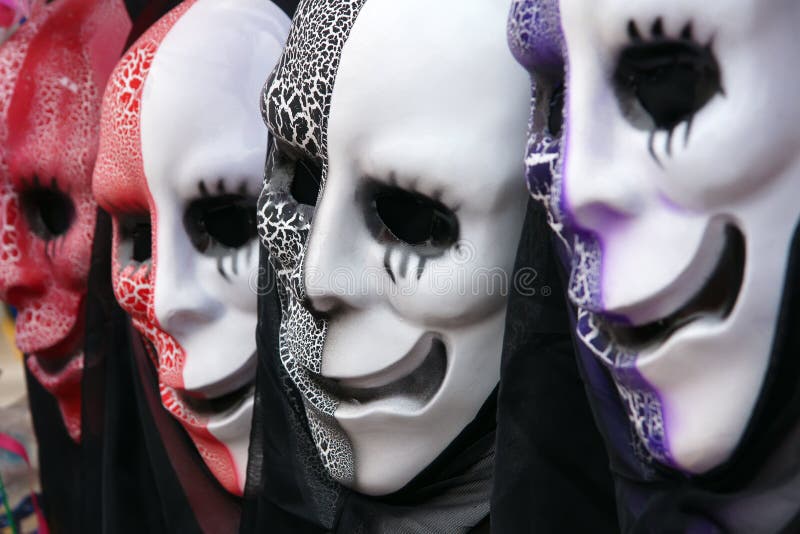 Ghost mask stock image. Image of creepy, toys, horrible - 37375233