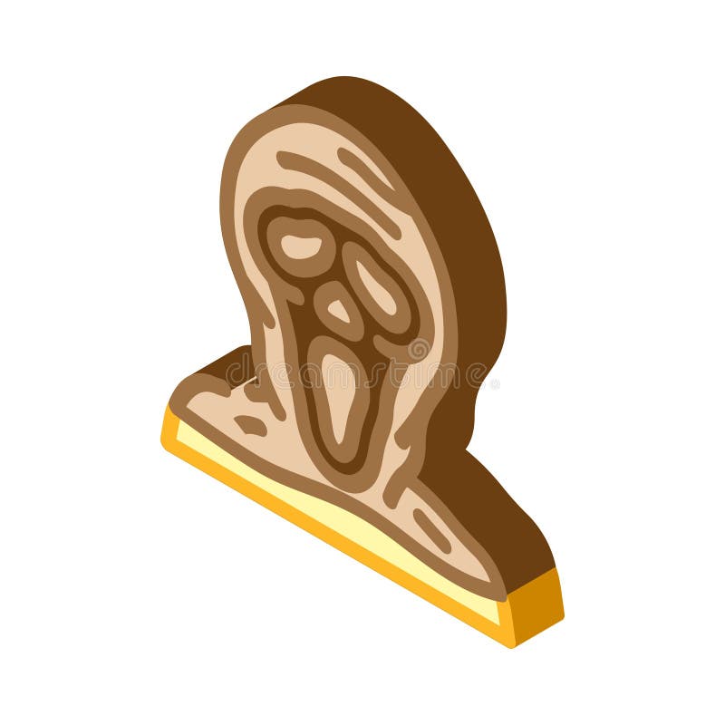 Ghost Mask Face Isometric Icon Vector Illustration Stock Illustration ...