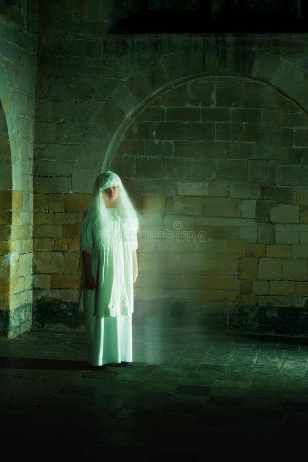 Ghost at night stock image. Image of dark, spirit, person - 34137749
