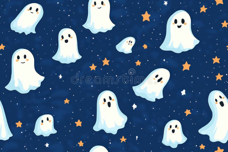 Ghost Pattern stock illustration. Illustration of playful - 342122092