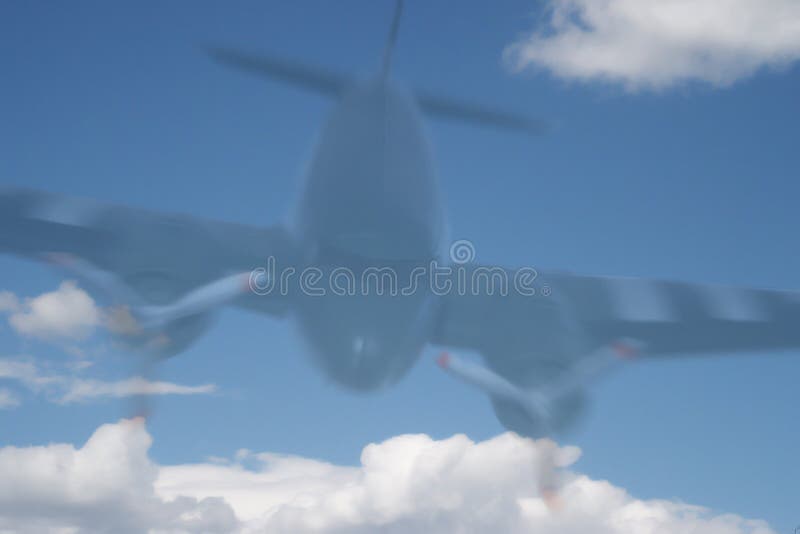 Ghost Plane stock photo. Image of clouds, time, white, motion - 582062