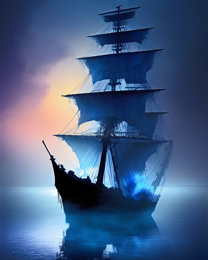 Large Ghost Ship Stock Illustrations – 20 Large Ghost Ship Stock ...