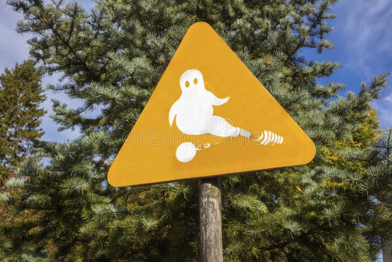 Ghost sign in Niedzica stock image. Image of skyline - 170441463