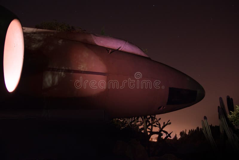 Ghost Spy Plane, Fly by Night Stock Image - Image of cockpit, dead ...