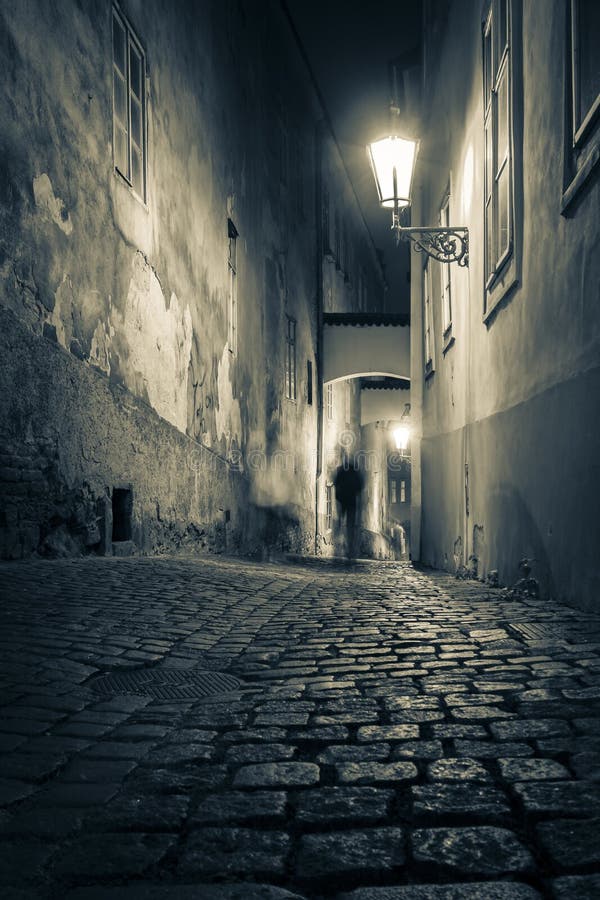 Ghost street stock image. Image of gate, fear, dark, district - 45108193